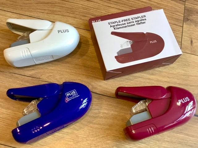 Stapler PLUS Heftgerät ohne Klammern – Polly Paper - Umweltfreundliche ...